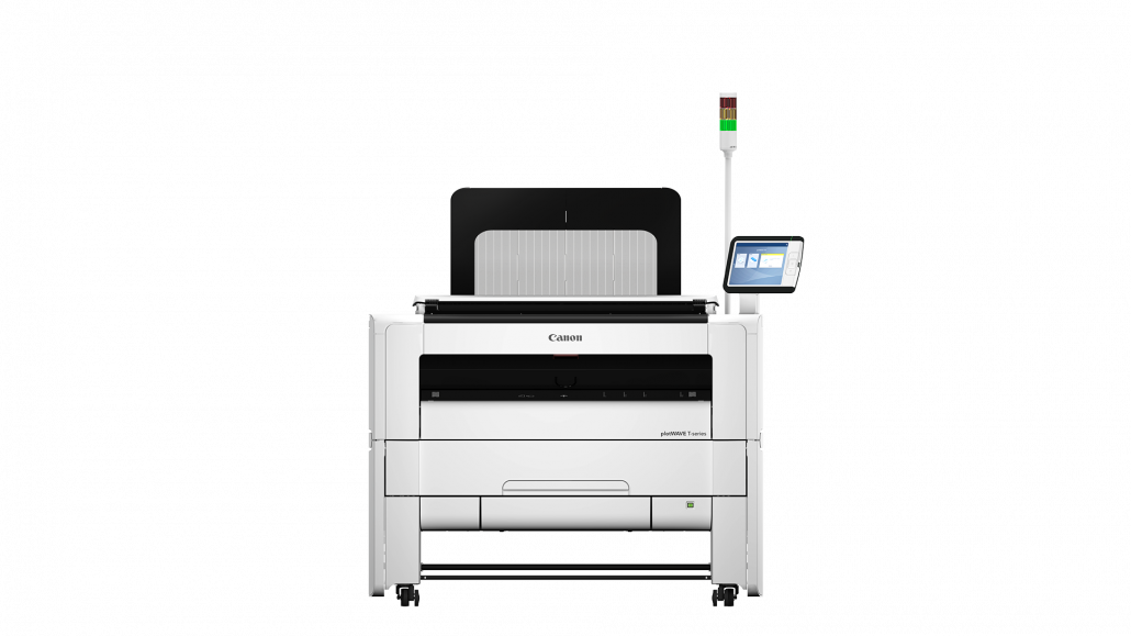 plotWAVE_T30_T35_Alertlight_Scanner_Front - Canon Production Printing